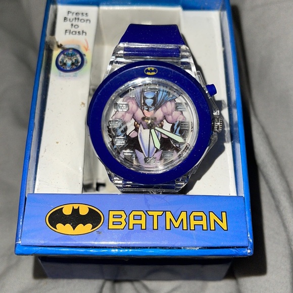 Batman | Accessories | New Batman Watch Lights Up Needs Battery But In ...